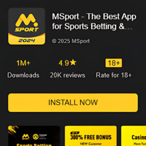 MSport App Download Nigeria | Get Android APK & iOS App